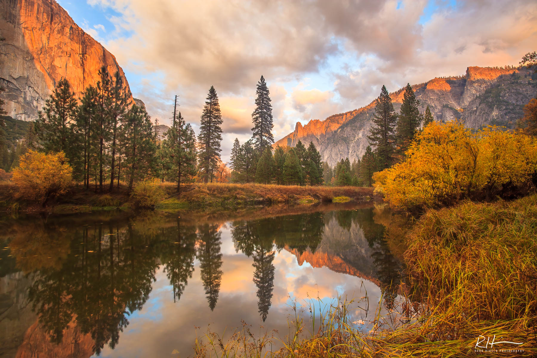 Sunset Merced River | Yosemite National Park, CA | Robb Hirsch Photography